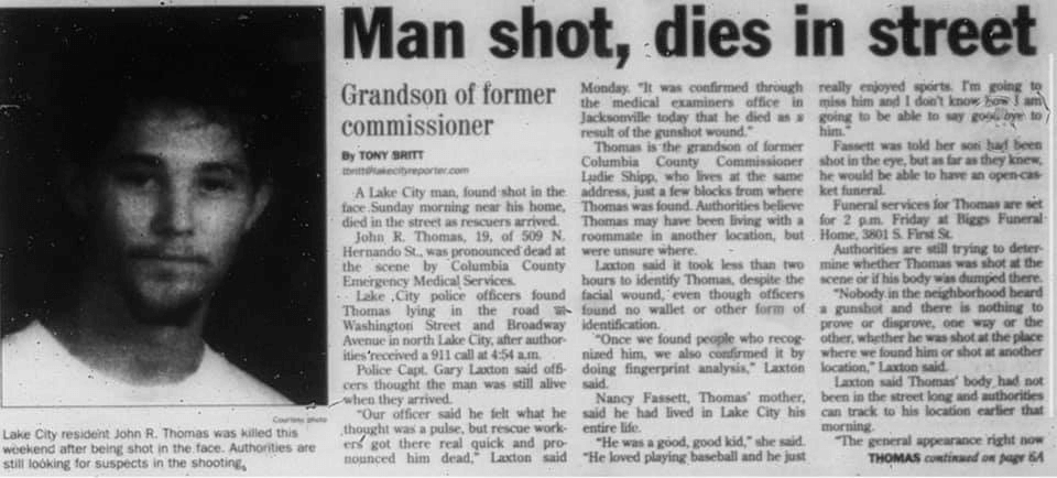 John Robert Thomas - Project: Cold Case